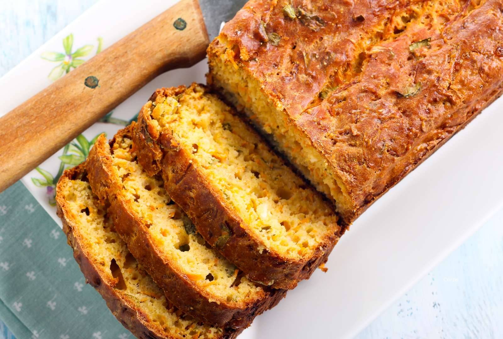 Le Cake sucré salé fromage de chèvre, figues et gingembre de Christine